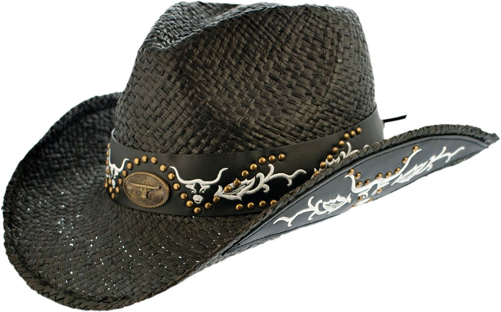 Kenny K Raffia Longhorn straw hat size S » Convoy Mail